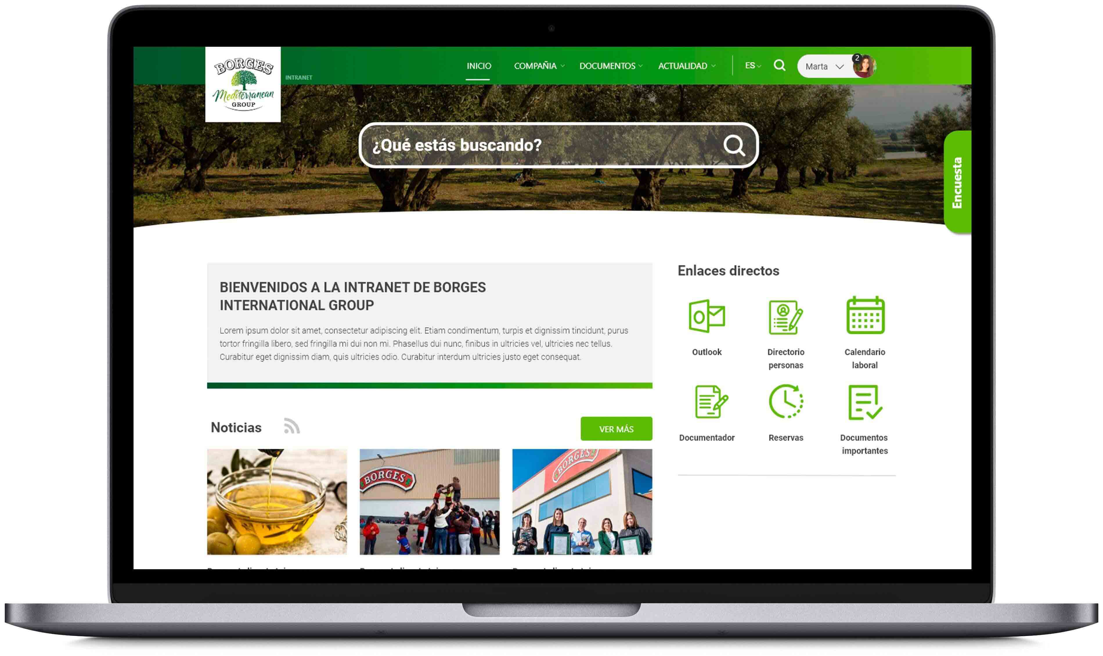 Desarrollo Intranet corporativa para empresas | ACTIUM Digital